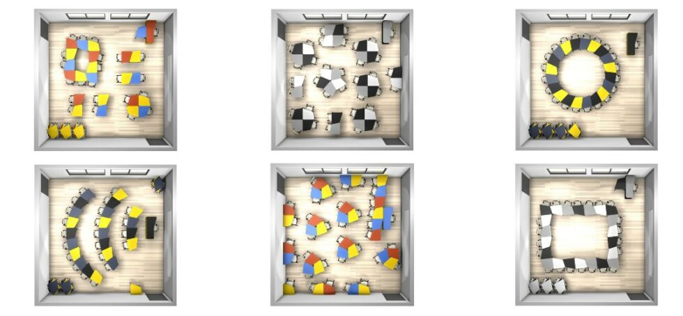 Table de réunion modulable DYN : dynamisez vos espace de travail